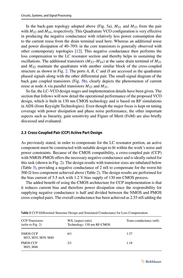 Low Power LC-Quadrature VCO with Superior Phase Noise Performance in 0.13 μmRF-CMOS Process for ...