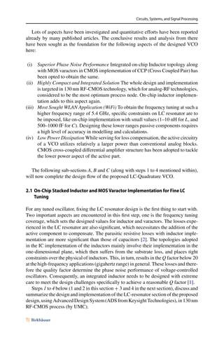 Low Power LC-Quadrature VCO with Superior Phase Noise Performance in 0.13 μmRF-CMOS Process for ...