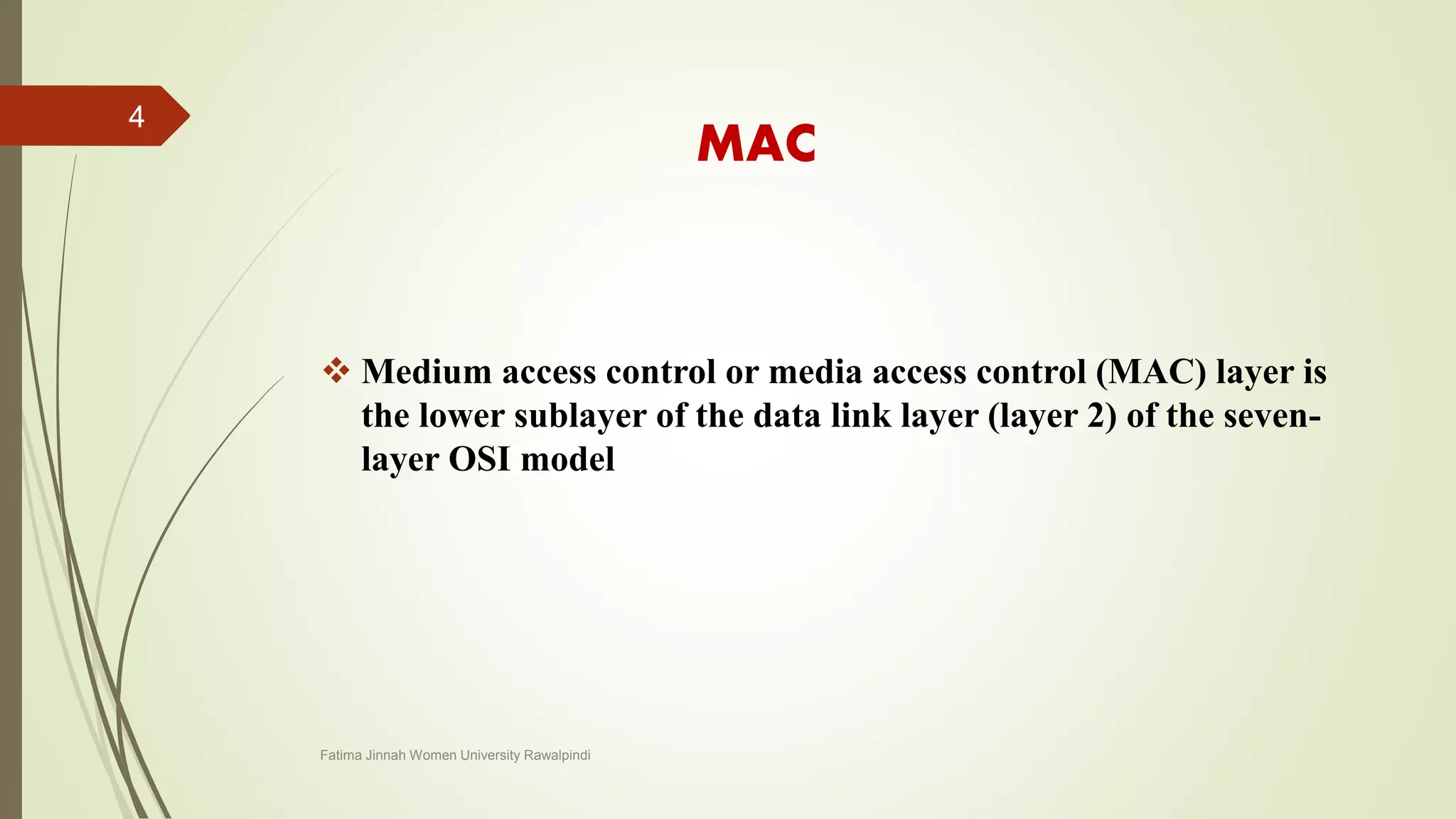 Low power MAC for wireless sensor network | PPT