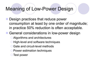 Low power methods.ppt