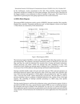 Low power reduced instruction set architecture using clock gating technique | PDF