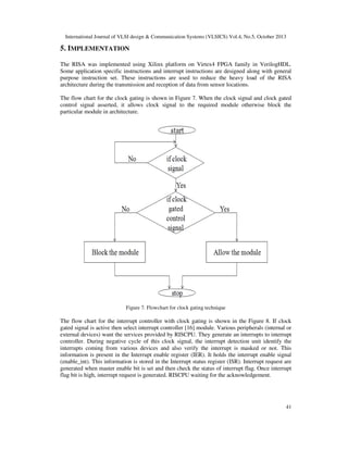 Low power reduced instruction set architecture using clock gating ...