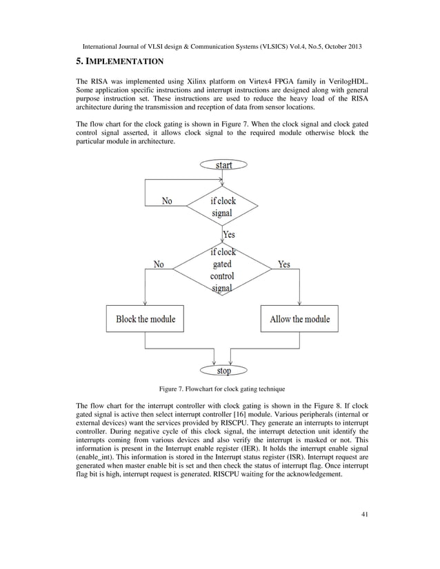 Low Power Reduced Instruction Set Architecture Using Clock Gating