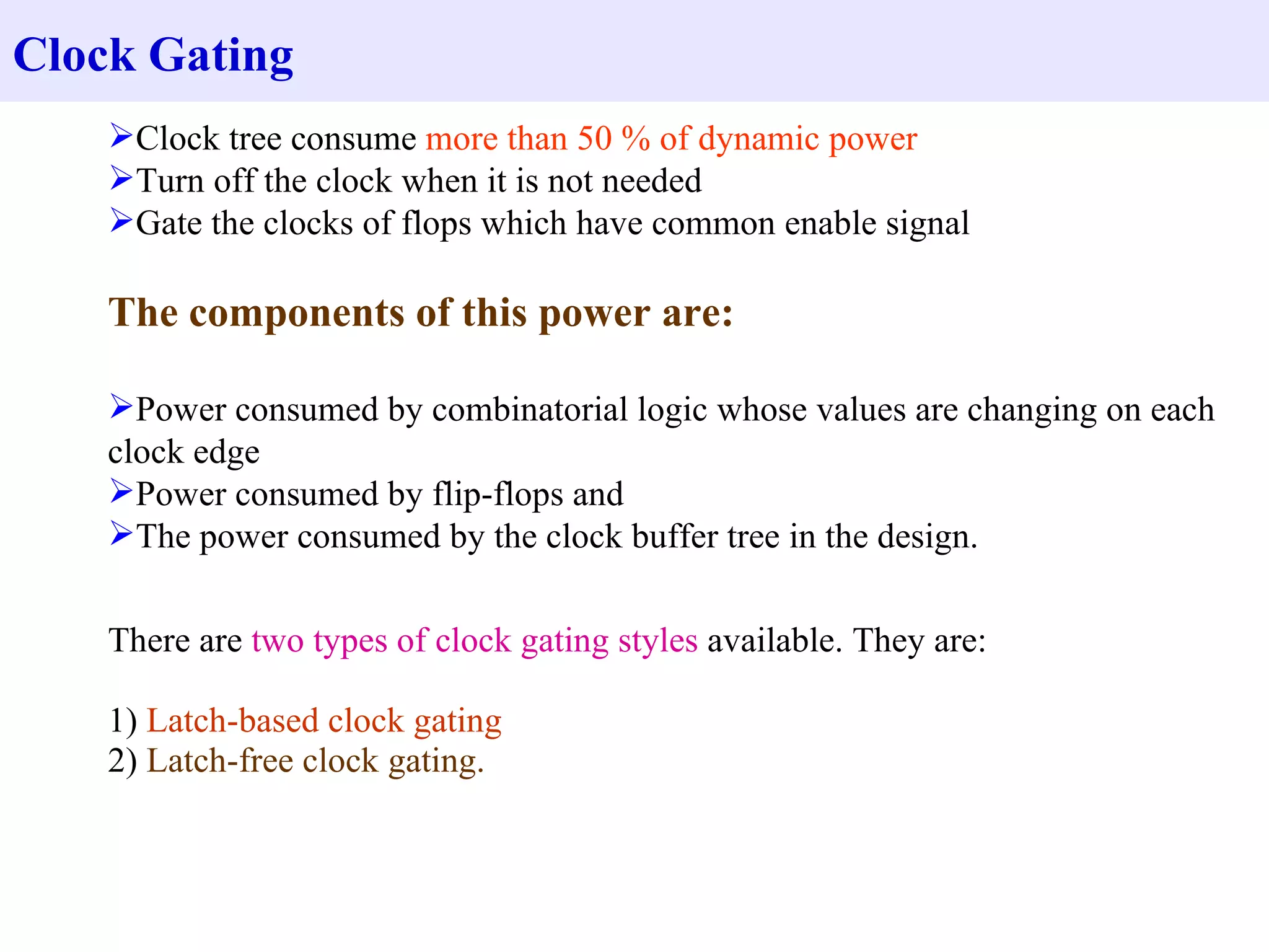 Low Power Design Techniques for ASIC / SOC Design | PPT