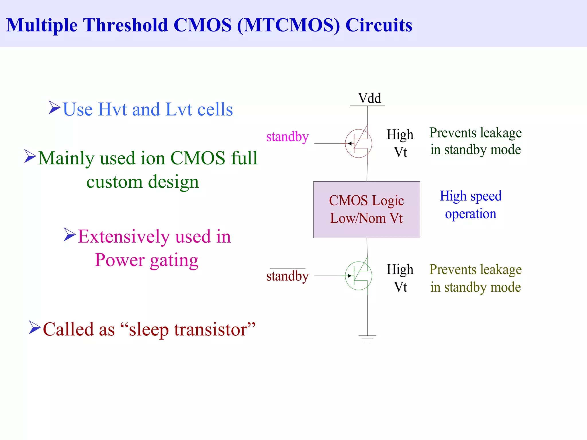 Low Power Design Techniques for ASIC / SOC Design | PPT