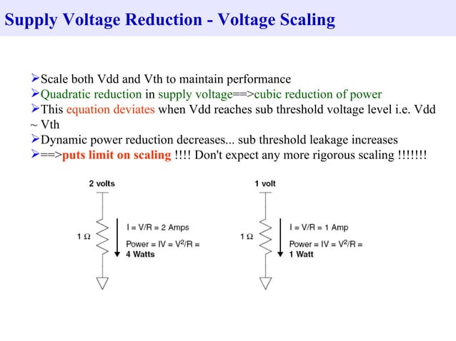 Low Power Design Techniques for ASIC / SOC Design | PPT