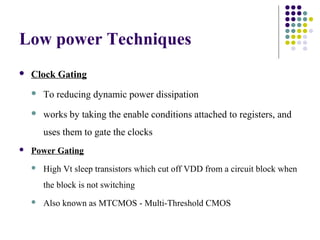 Low power vlsi design | PPT