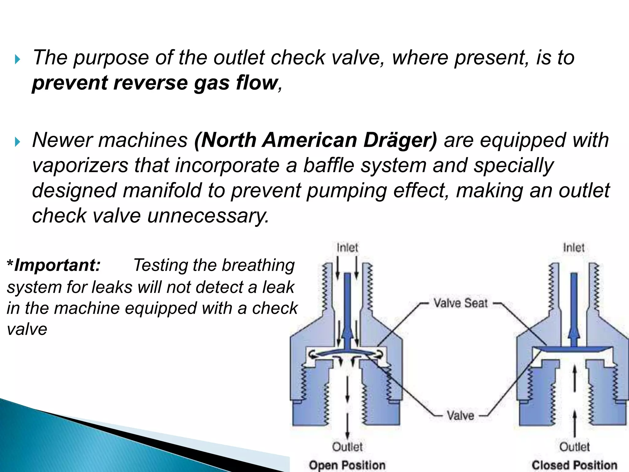 Low pressure system in anaesthesia machine | PPTX