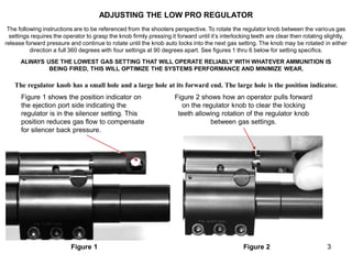LOW PROFILE REGULATED MANUAL | PPT