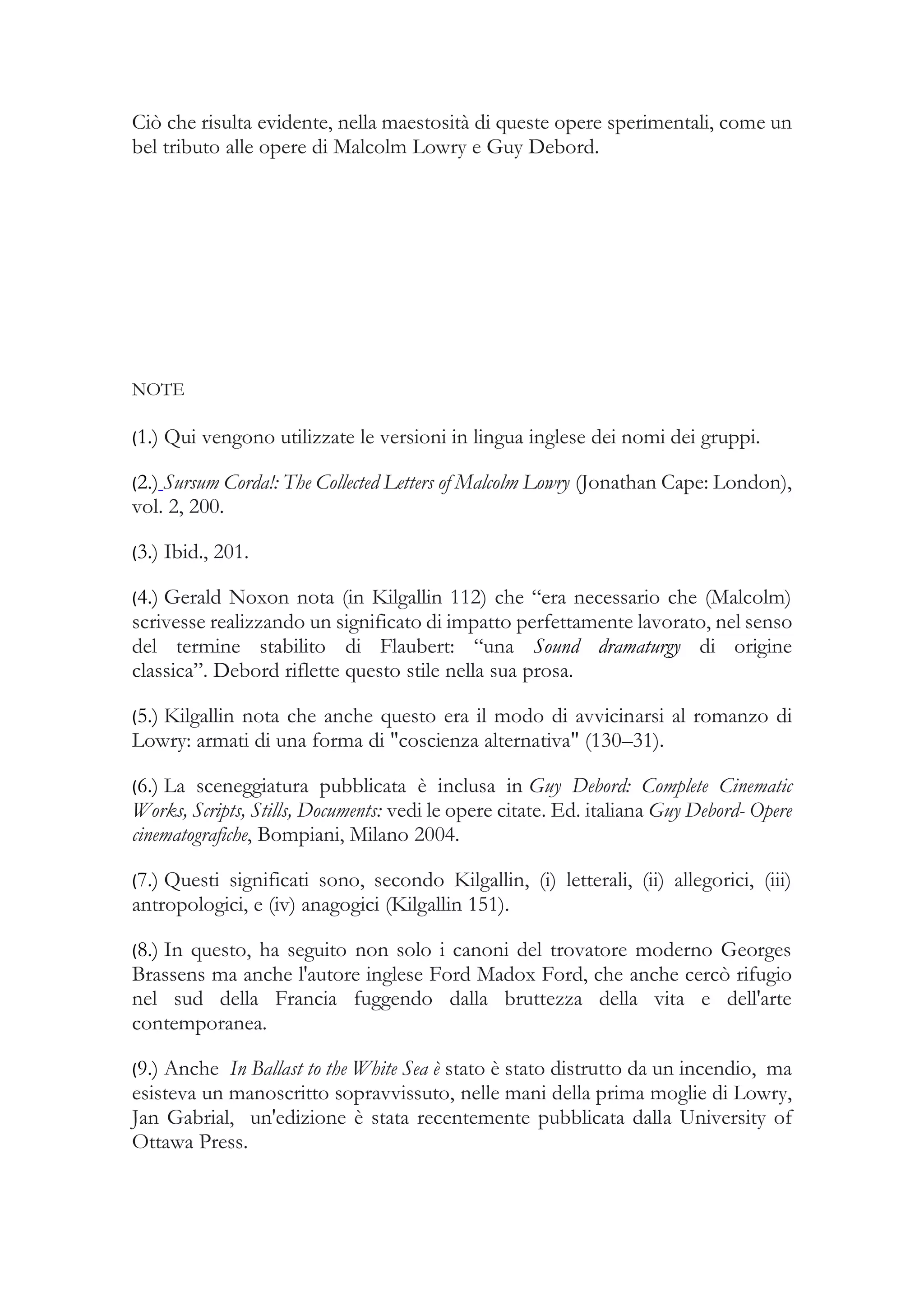 Lowry and Debord | PDF