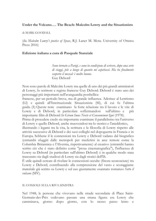 Lowry and Debord | PDF