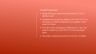 Lowry's method | PPTX | Chemistry | Science