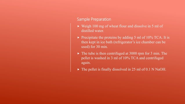 Lowry's method | PPTX | Chemistry | Science