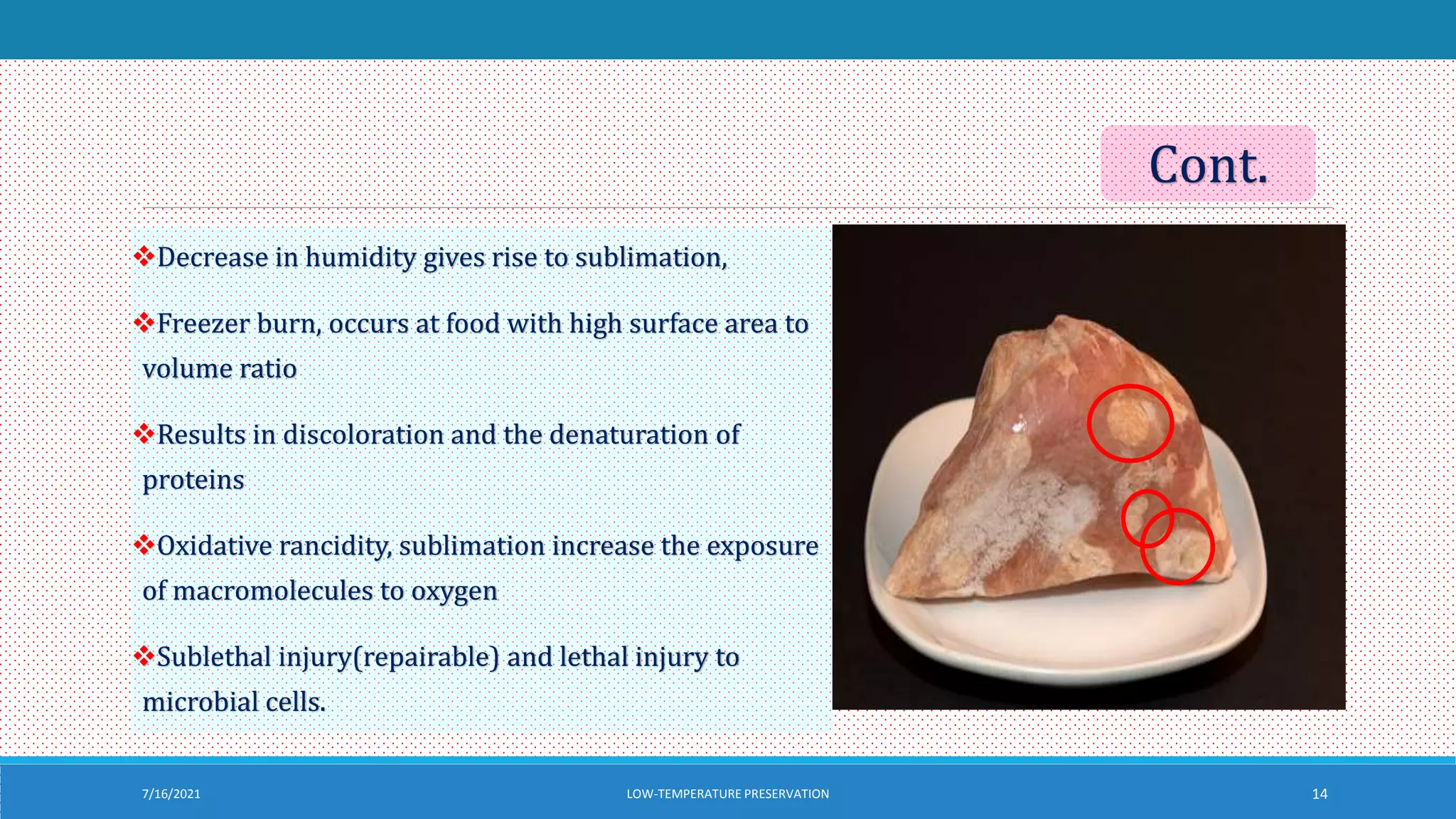 Low temperature preservation | PPTX