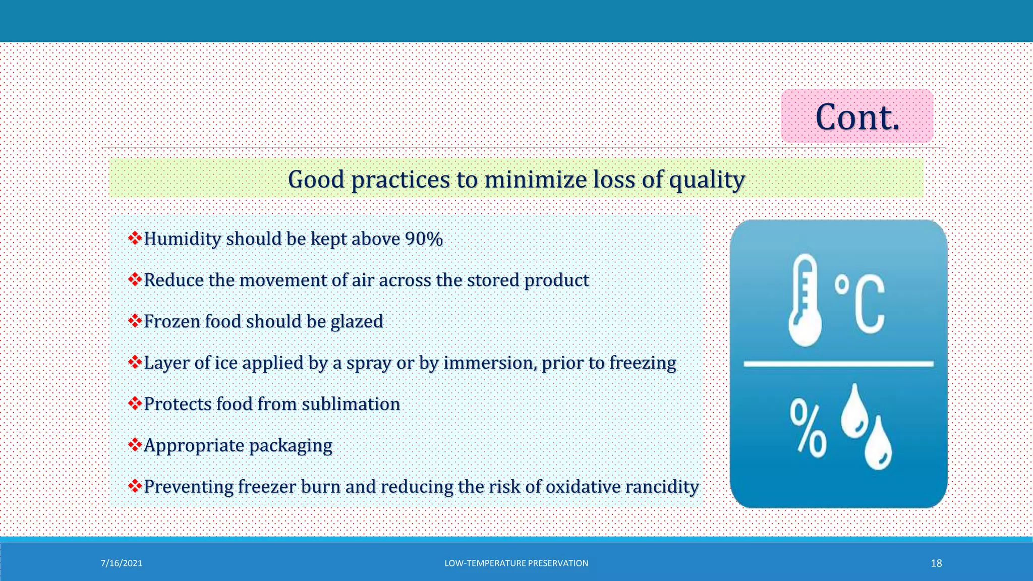 Low temperature preservation | PPTX