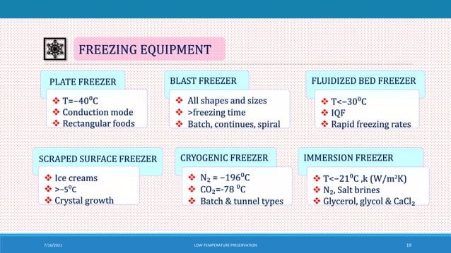 Low temperature preservation | PPTX