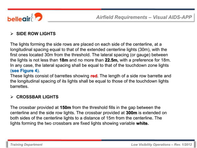 Low visibility operations rev.1-2012 | PPTX