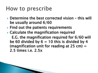 Low vision aids | PPTX