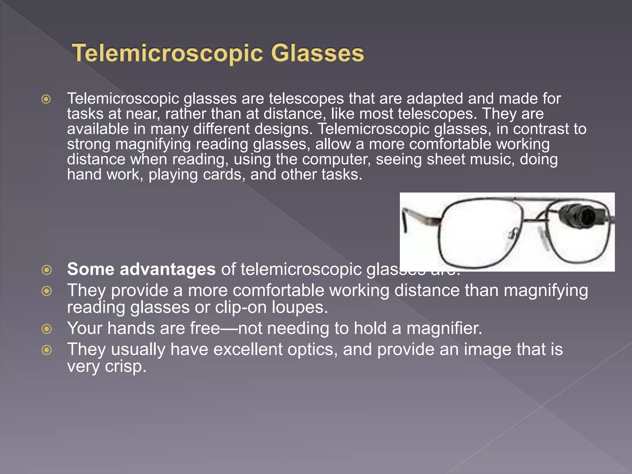 Low vision aids magnification | PPTX