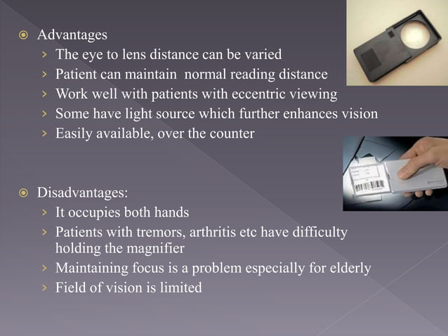 Low vision aids magnification | PPTX