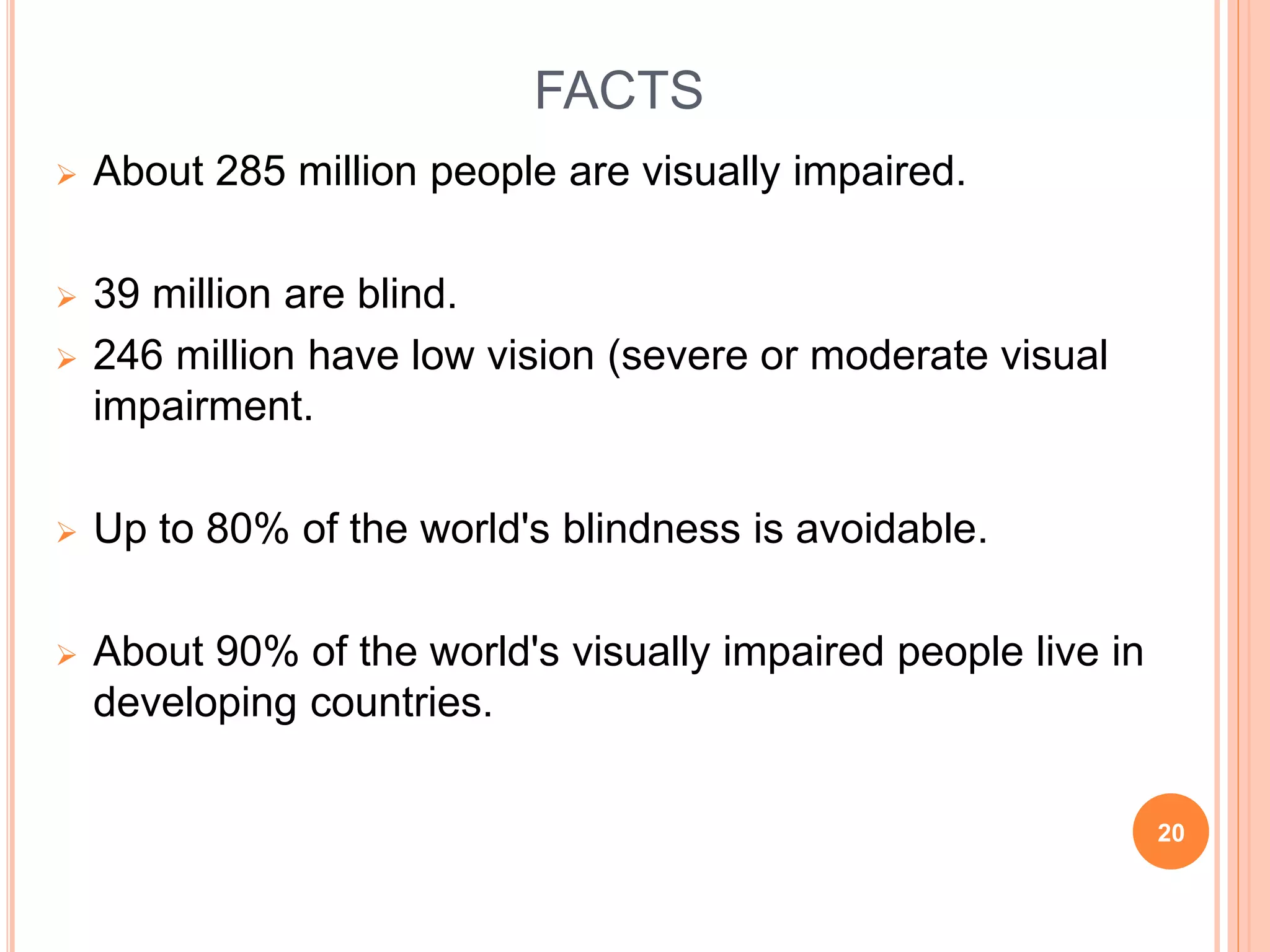Low Vision and Blindness | PPTX