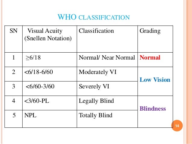 Low Vision And Blindness Low Vision And Blindness