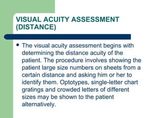Low vision assessment | PPT