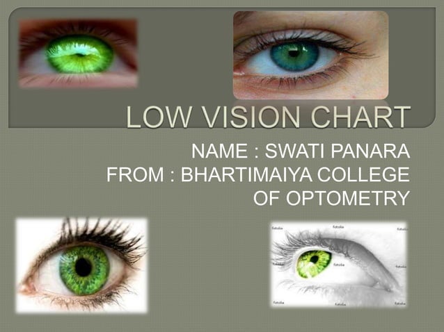 Low vision chart | PPSX