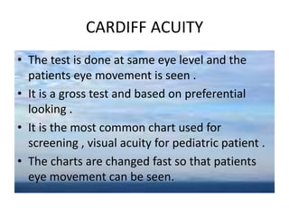 Low vision chart | PPSX