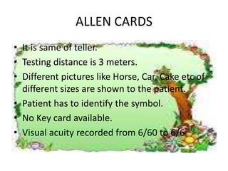 Low vision chart | PPSX