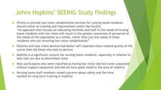 Low Vision Conference Presentation | PPTX | Eye and Vision Conditions | Diseases and Conditions