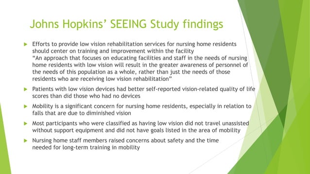 Low Vision Conference Presentation | PPTX | Eye and Vision Conditions ...