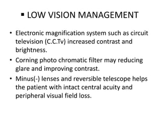 LOW VISION IN ADULT PRESENTED BY SHUBHAM.pptx