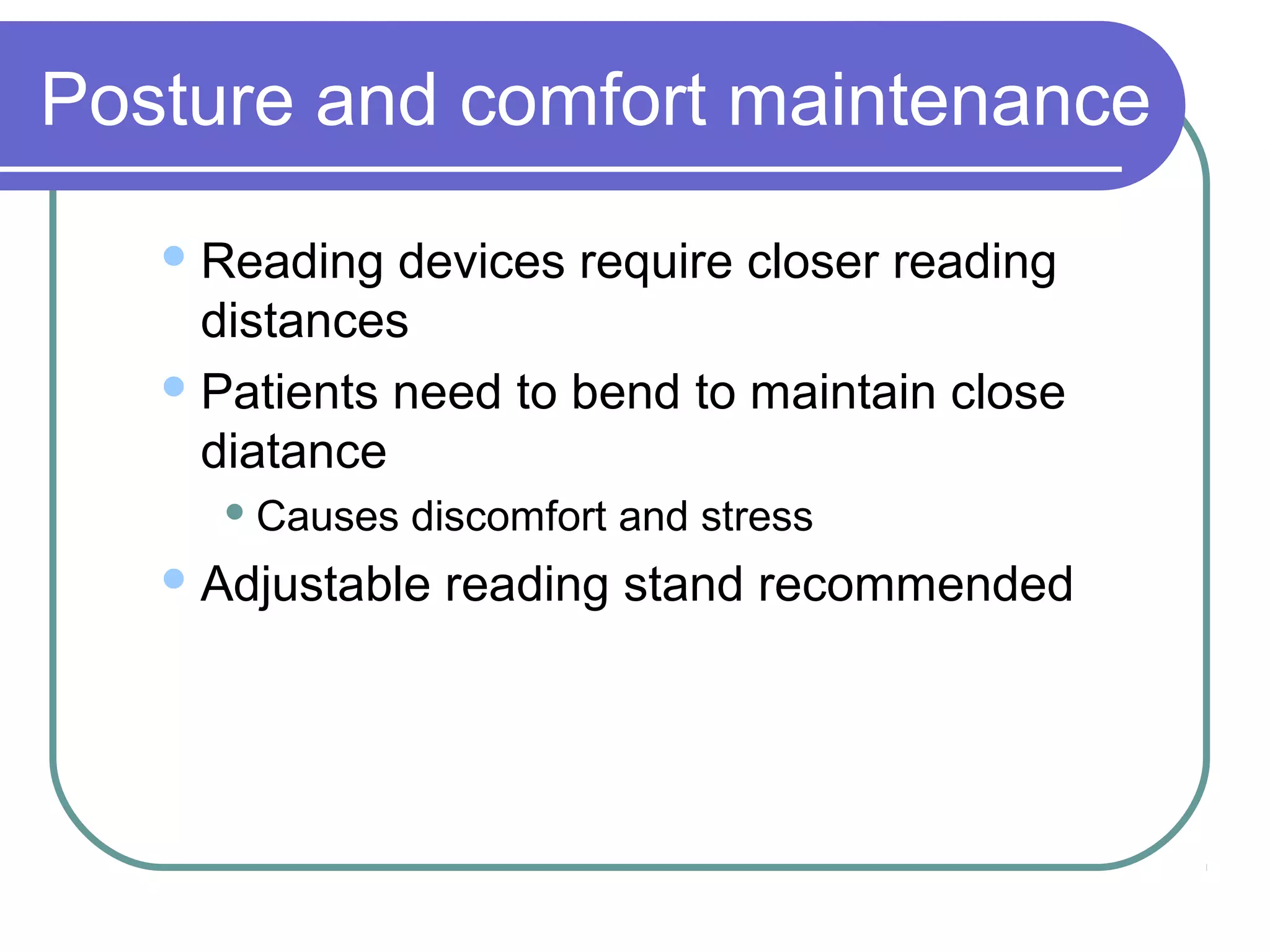 Low vision non optical devices | PPT