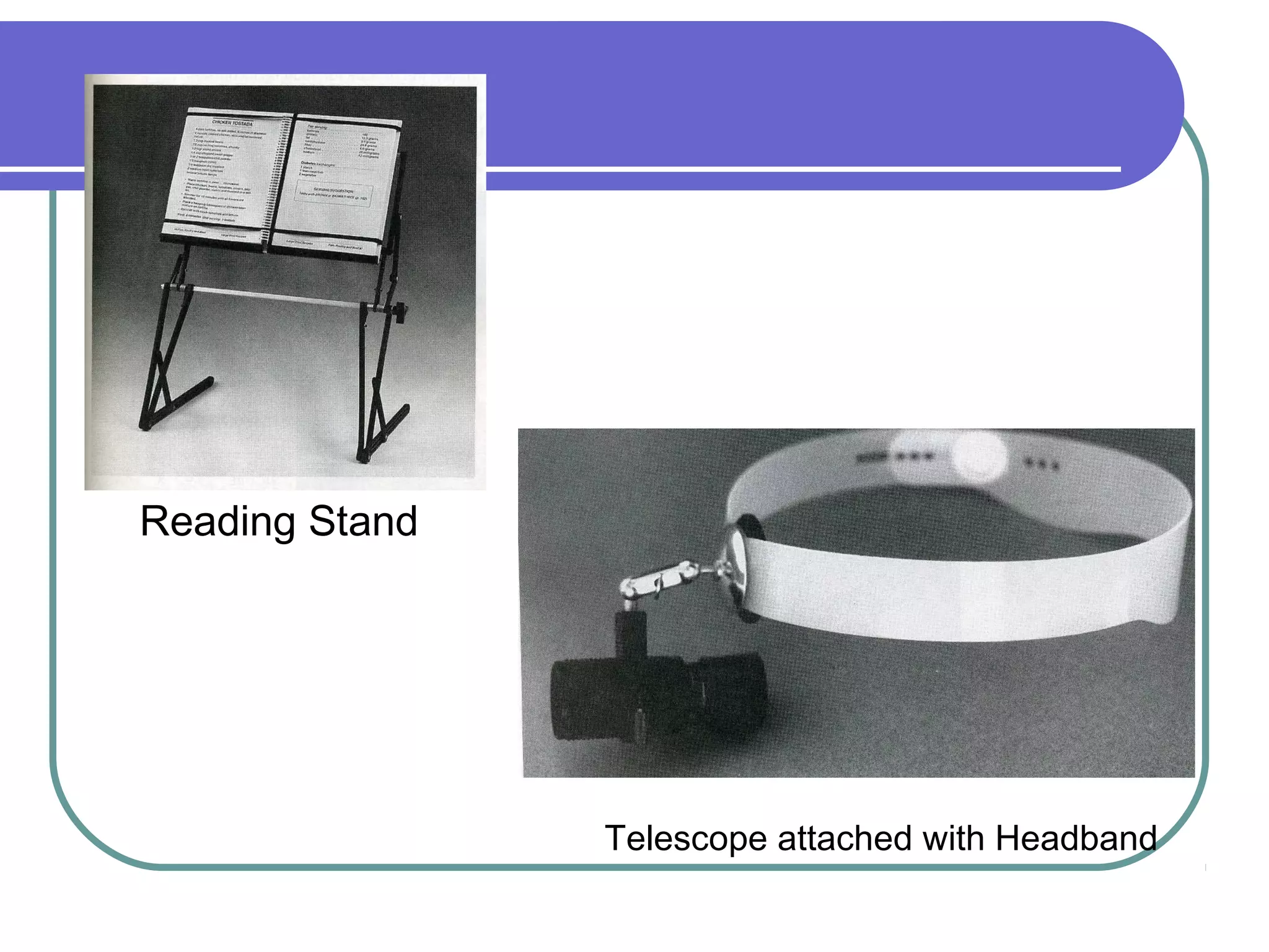 Low vision non optical devices | PPT