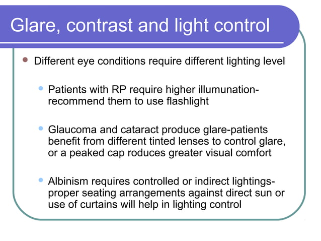 Low vision non optical devices | PPT | Eye and Vision Conditions ...