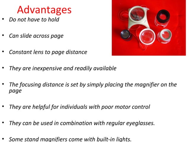 Low vision optical devices | PPT