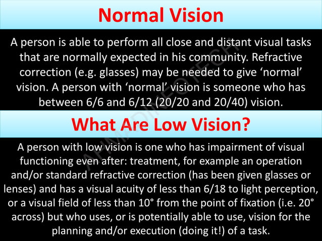WHAT IS LOW VISION | LOW VISION INSTRUMENTS | LOW VISION SYMPTOMS ...