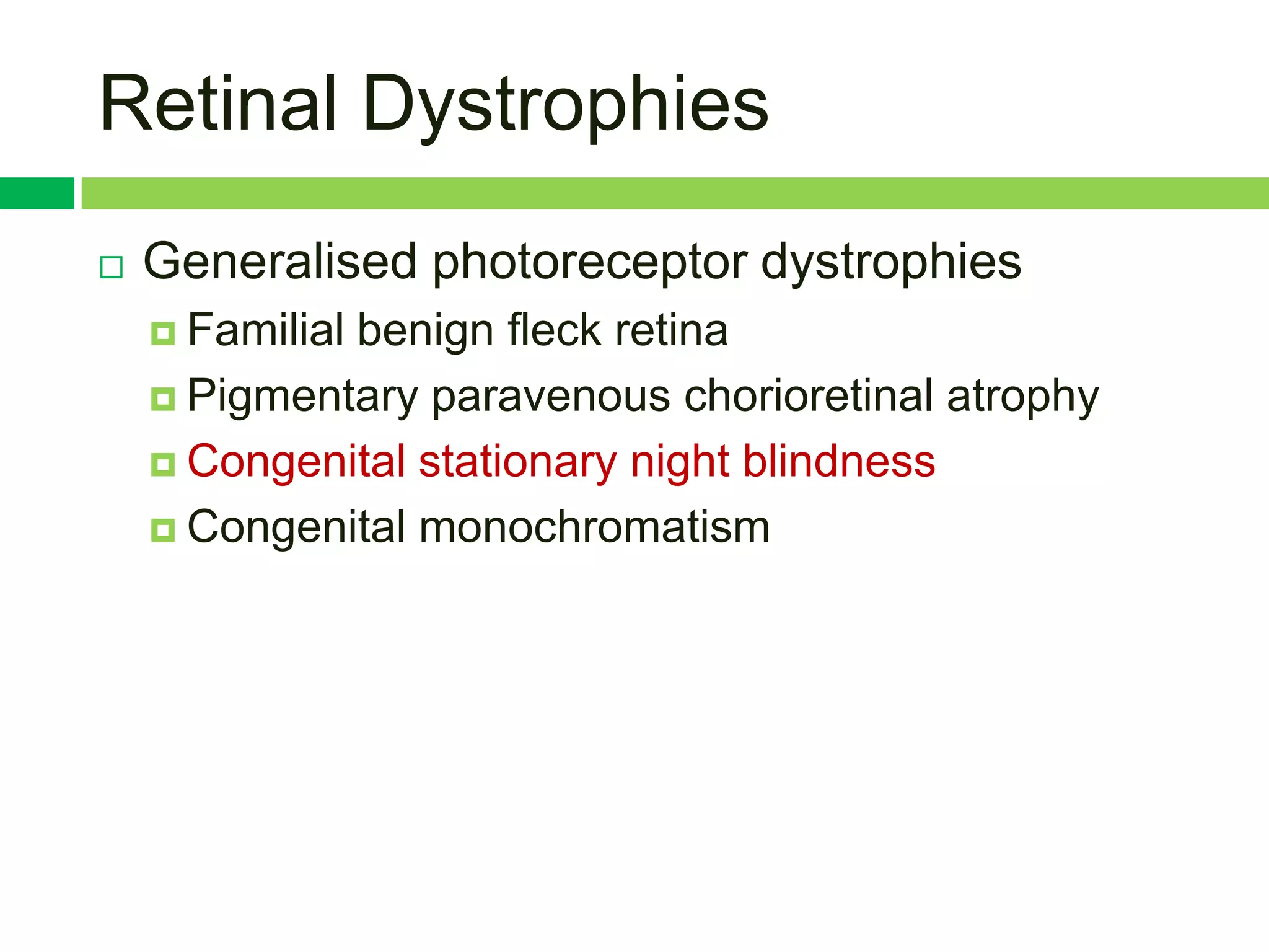Low vision rehabilitation in patients with retinal dystrophy | PPTX