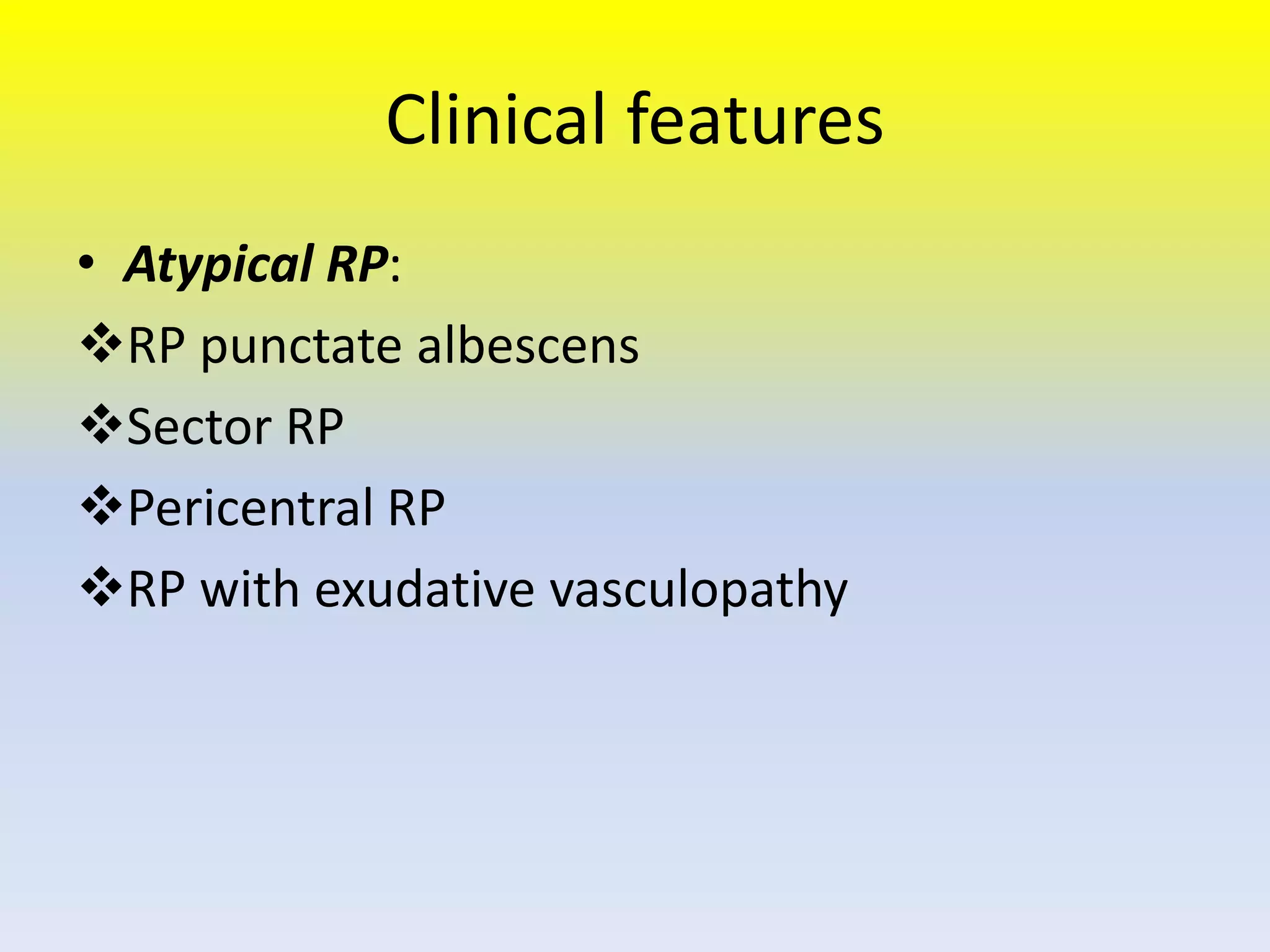 Low vision case Study Of Retintis Pigmentosa | PPTX
