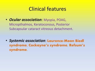 Low vision case Study Of Retintis Pigmentosa | PPTX