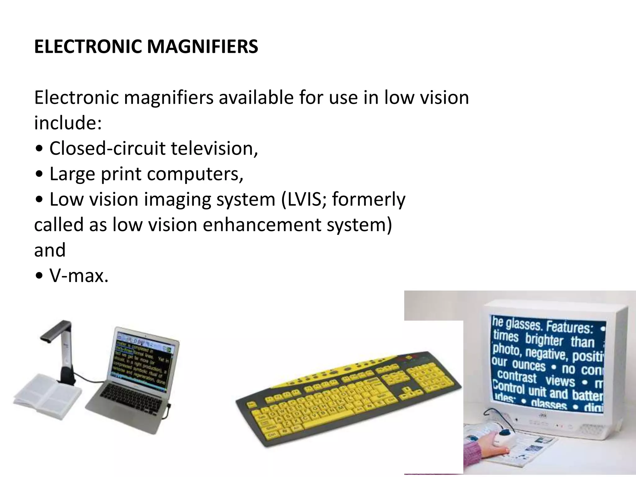 Low visual aids | PPTX