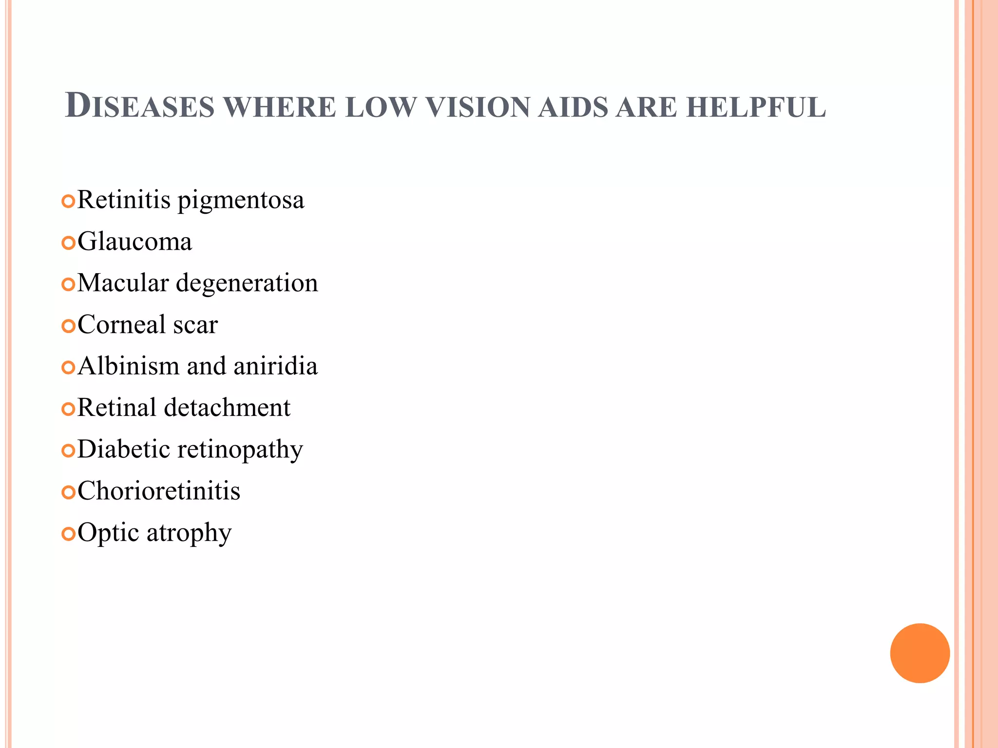 Low visual aids | PPTX