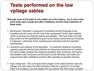 Low voltage cables | PPTX