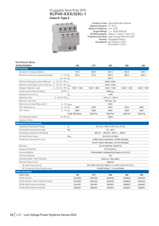 Low Voltage Catalog Type 2 AC Surge Protective Device SPD SLP40-series.pdf
