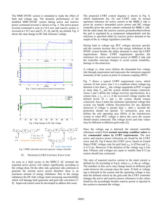 Low voltage ride through control of modular multilevel converter based ...