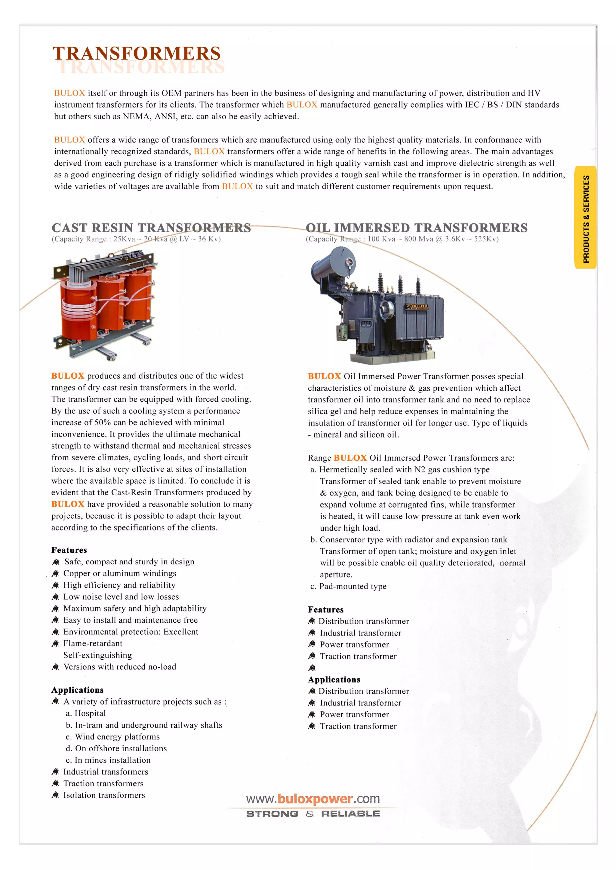 Liquid Filled Transformers ,Low Voltage Switchgears | PDF