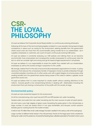 Loyal textiles | PDF