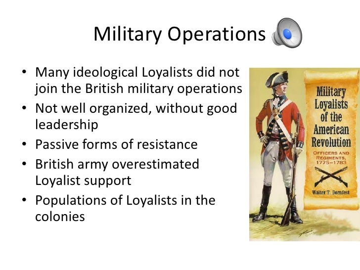 Loyalist Presentation