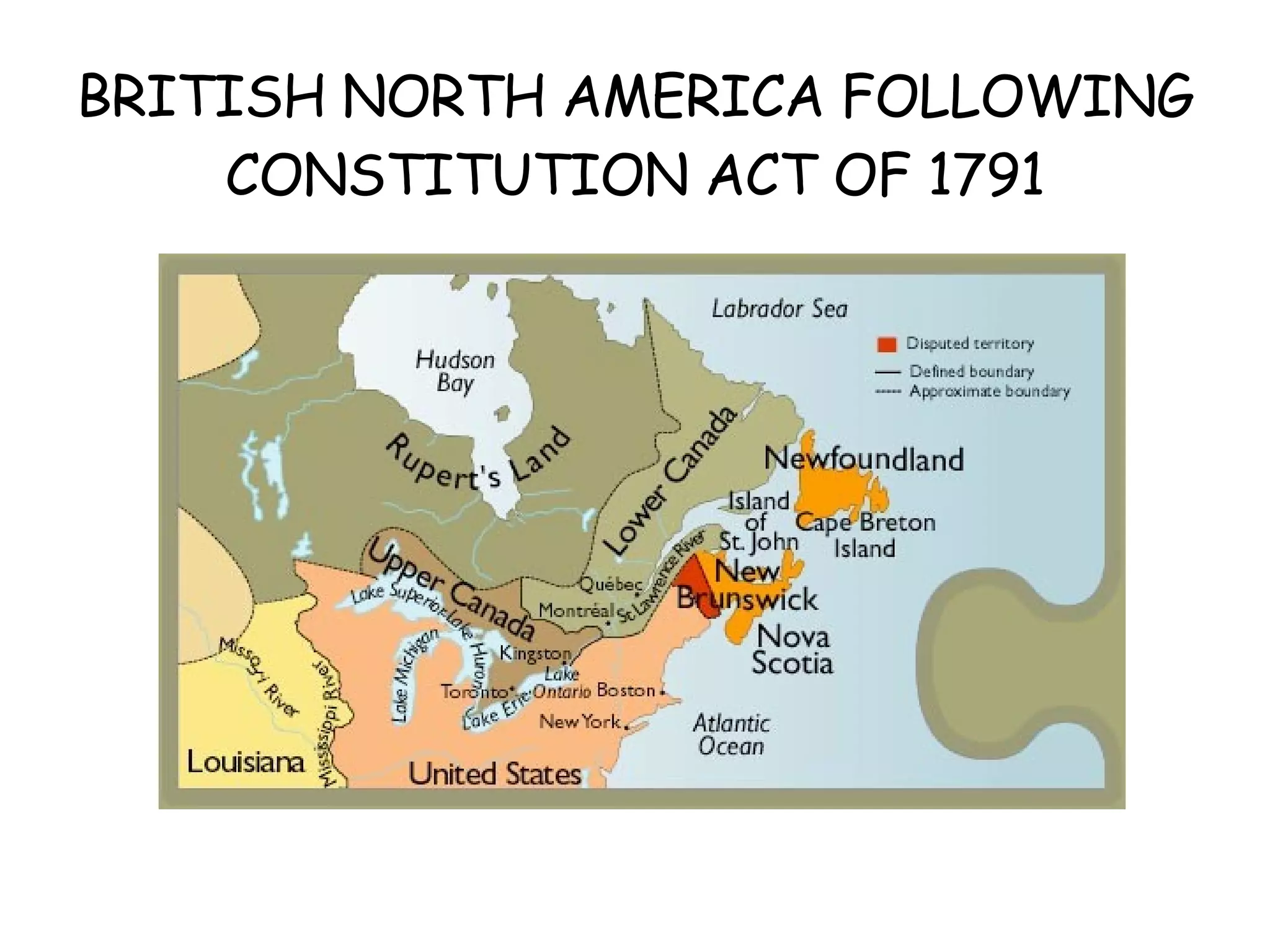 Loyalists And Constitution Of 1791 | PPT
